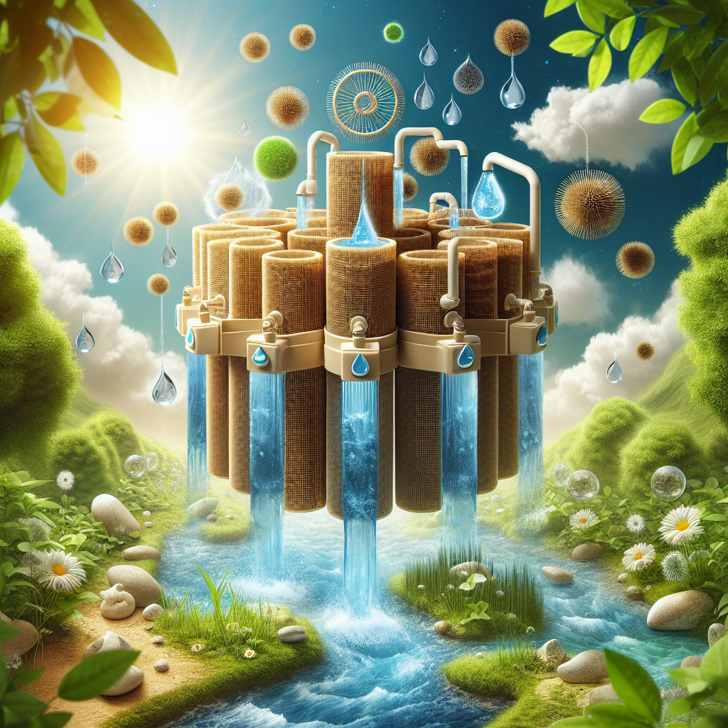 Sustainable Water Treatment with Natural Fiber Filters